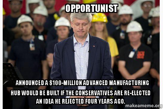 OPPORTUNIST announced a $100-million advanced manufacturing hub would ...