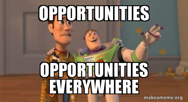 opportunities opportunities everywhere - Buzz and Woody (Toy Story ...