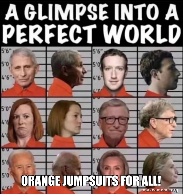 orange jumpsuits for all! Meme Generator