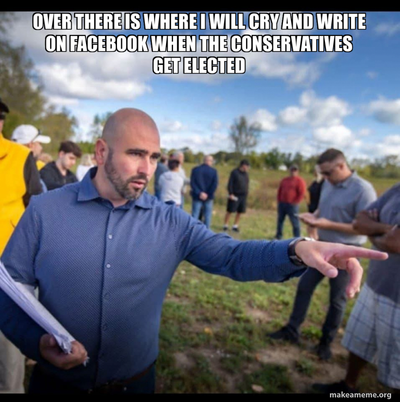 Over there is where I will cry and write on facebook when the ...