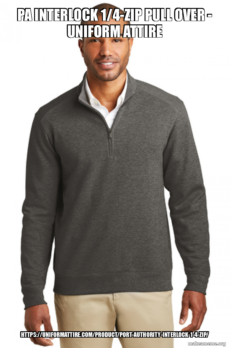 PA Interlock 1/4-Zip Pull Over - Uniform Attire https://uniformattire ...