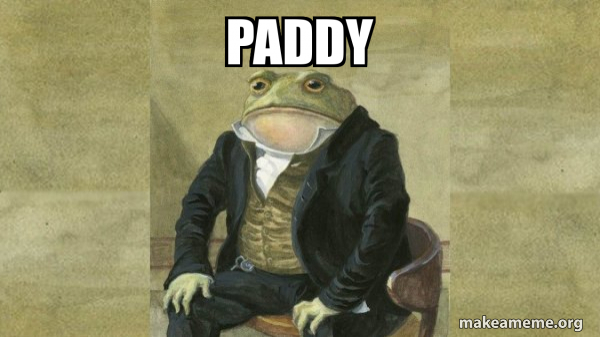 Paddy - Colonel Toad Meme Generator