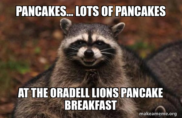 PANCAKES... LOTS OF PANCAKES AT THE ORADELL LIONS PANCAKE BREAKFAST ...