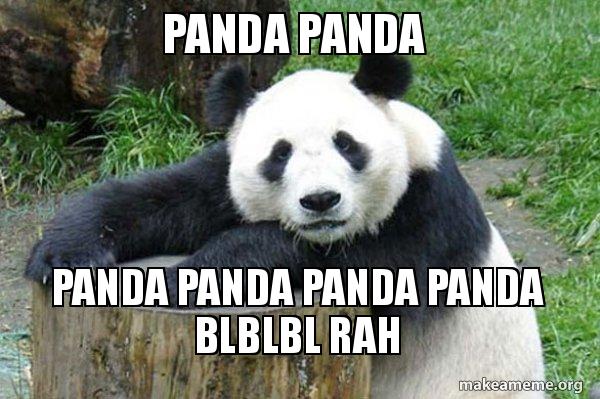 Panda Panda Panda Panda Panda Panda blblbl rah - Confession Panda Meme ...