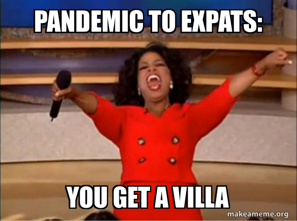pandemic to expats: you get a villa - Oprah Winfrey - You Get a Car ...