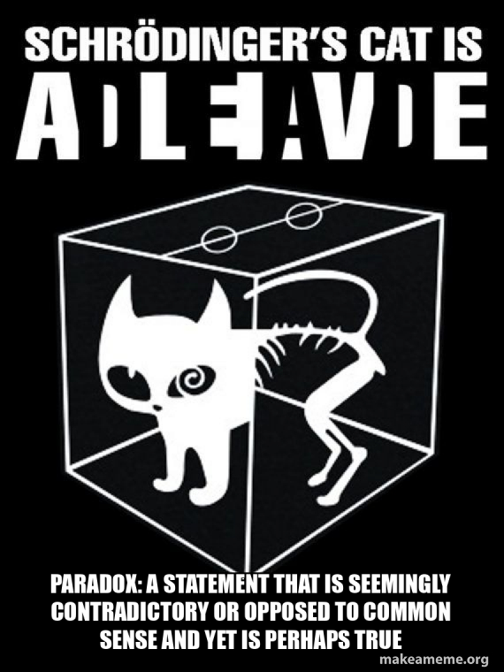 PARADOX: A STATEMENT THAT IS SEEMINGLY CONTRADICTORY OR OPPOSED TO ...