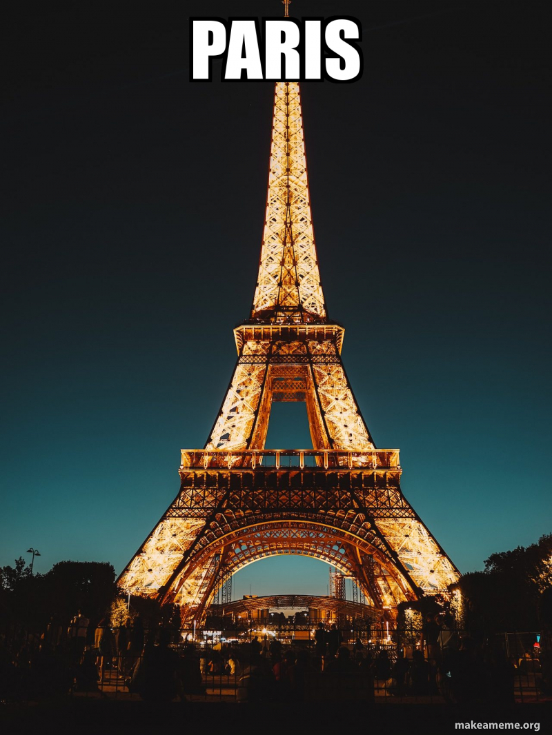 Paris Meme Generator