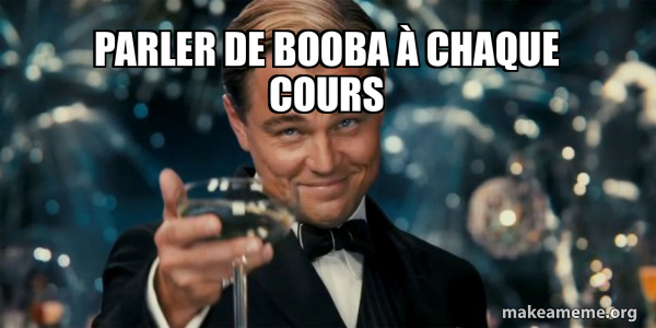 Parler de Booba à chaque cours - Great Gatsby Reaction - Leonardo ...