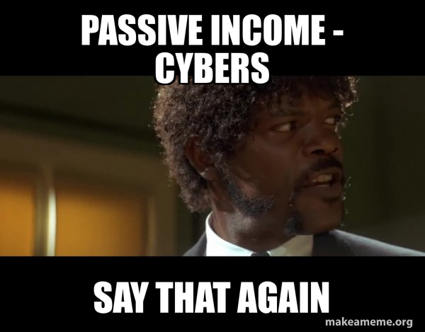 Passive Income - Cybers Say that again - Samuel L Jackson from Pulp ...