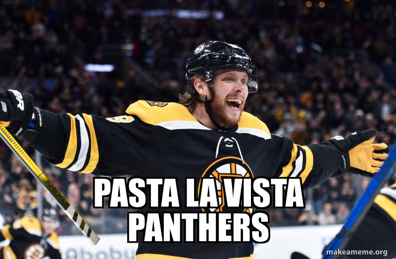 Pasta la vista Panthers Meme Generator