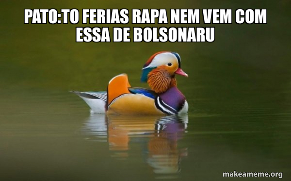 pato:to ferias rapa nem vem com essa de bolsonaru - Fashionable Advice ...