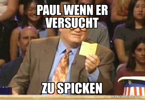 Paul wenn er versucht zu spicken - Drew Carey - Who's Line Is It Anyway ...