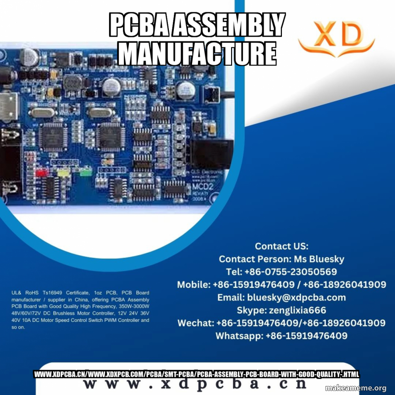 PCBA Assembly Manufacture www.xdPCBA.cn/www.xdxPCB.com/PCBA/smt-PCBA ...