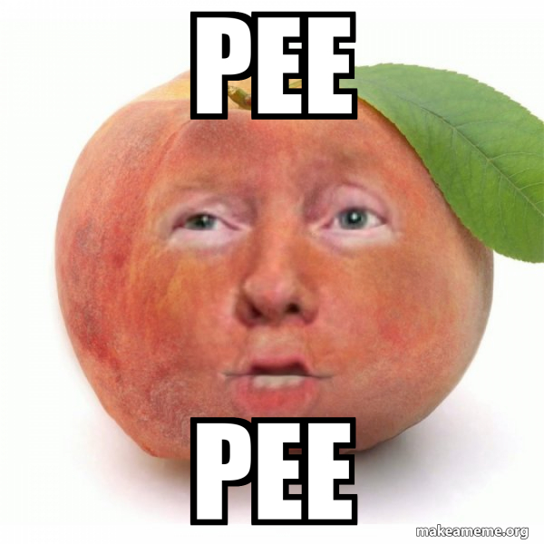 pee pee - Impeached Donald Trump Meme Generator