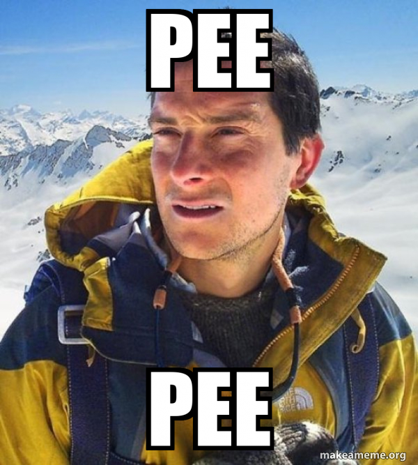 Pee Pee - Bear Grylls Meme Generator