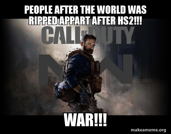 People after the world was ripped appart after HS2!!! WAR!!! - Call of ...