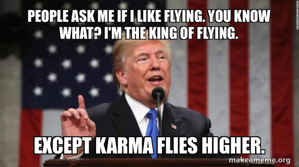 People ask me if I like flying. You know what? I'm the king of flying ...