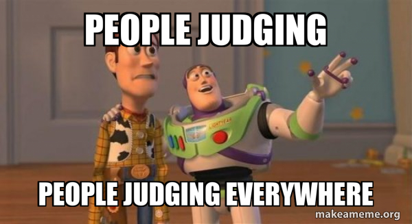 People Judging People Judging Everywhere - Buzz and Woody (Toy Story ...
