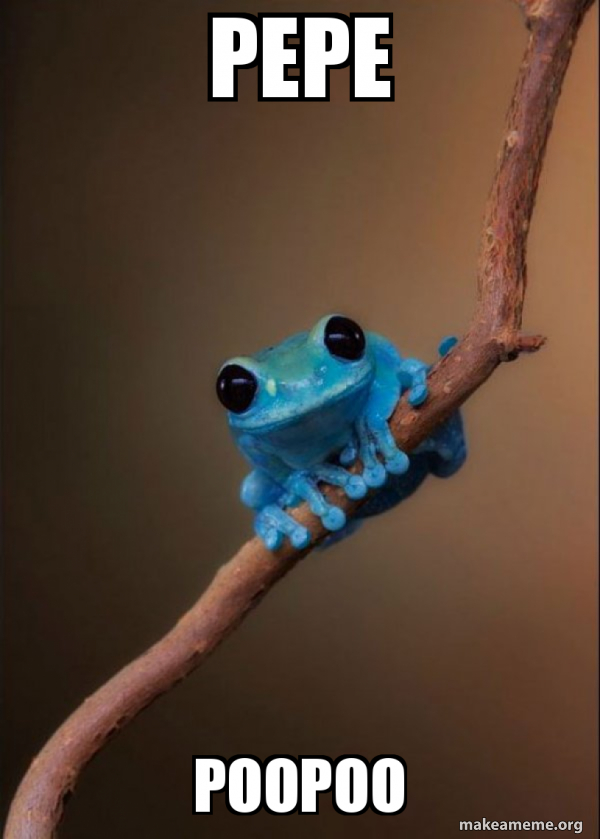 pepe poopoo - Small Fact Frog Meme Generator