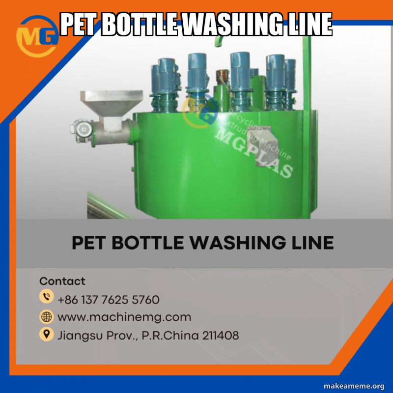 PET bottle washing line Meme Generator
