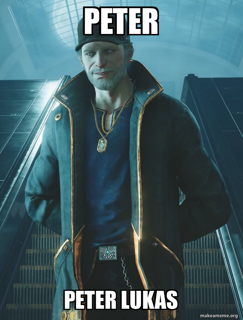 PETER PETER LUKAS Meme Generator