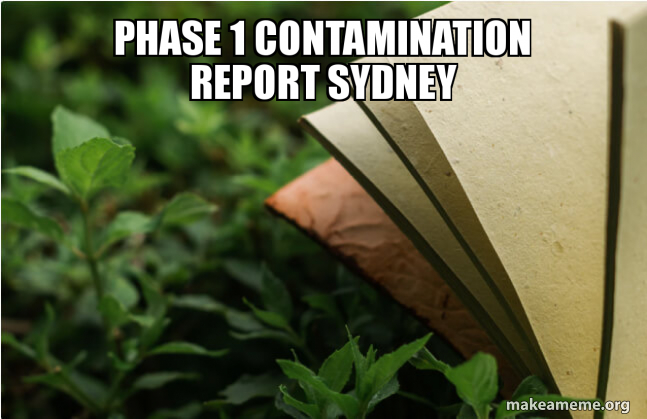 Phase 1 Contamination Report Sydney - Phase 1 Contamination Report ...