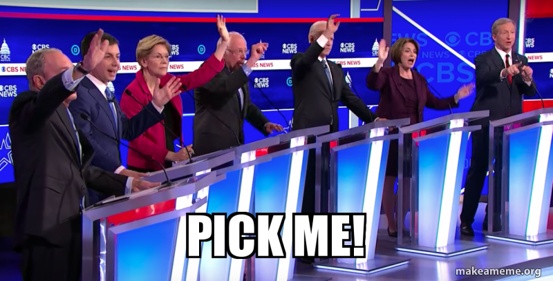pick me! Meme Generator