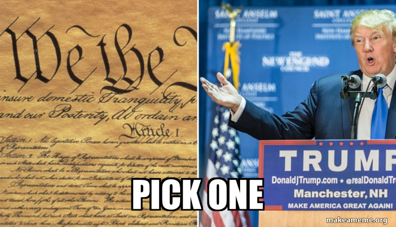 PICK ONE Meme Generator