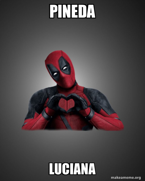 Pineda Luciana - Deadpool Heart Hands Meme Generator