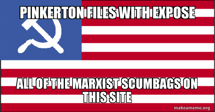 Pinkerton files with expose All of the marxist scumbags on this site ...