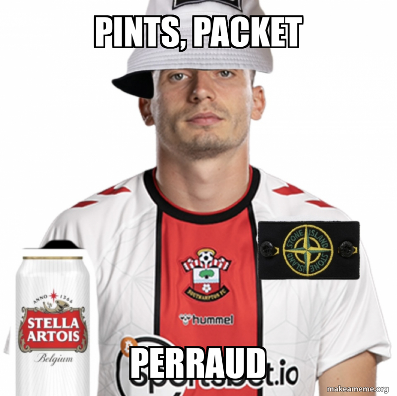 PINTS, PACKET PERRAUD Meme Generator