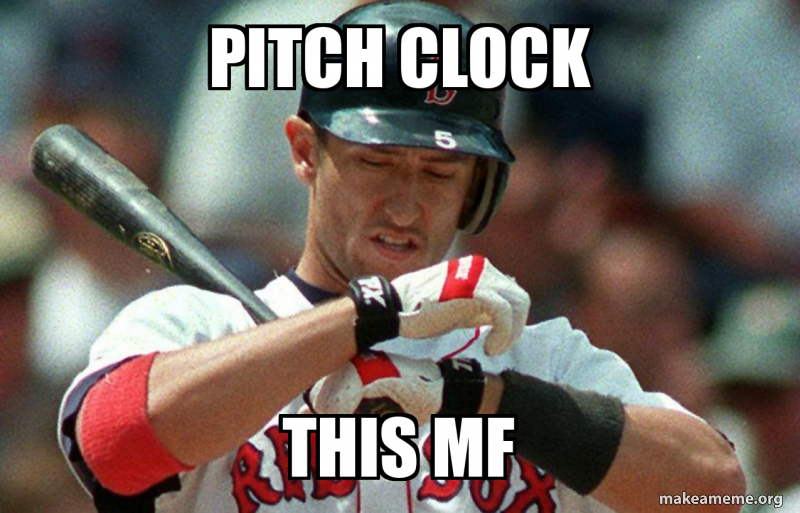 Pitch clock This mf Meme Generator