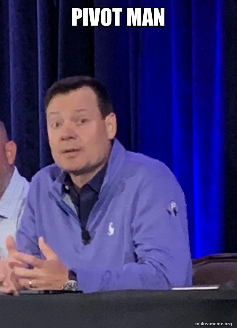 PIvot man Meme Generator