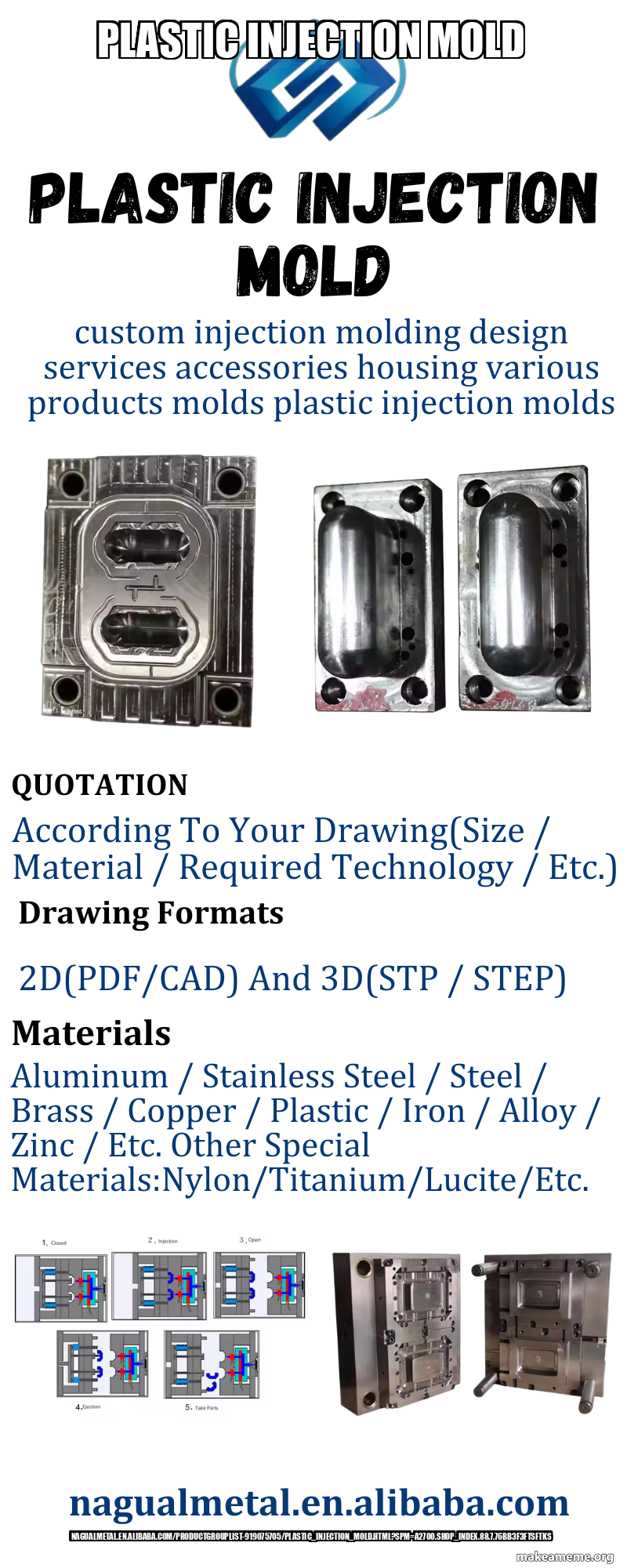 Plastic Injection Mold nagualmetal.en.alibaba.com/productgrouplist ...