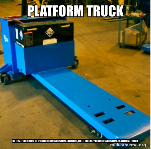 Platform Truck https://superlift.net/collections/custom-electric-lift ...