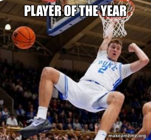 Player of the year Meme Generator
