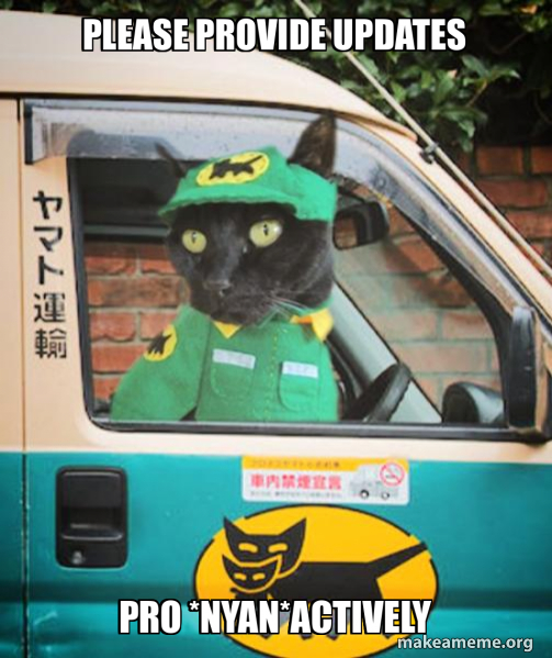 PLease provide updates pro *nyan*actively Meme Generator