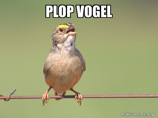 Vogel Memes Kanarie Komt Binnen Op Eigen Risico Teken | Kanarie Teken