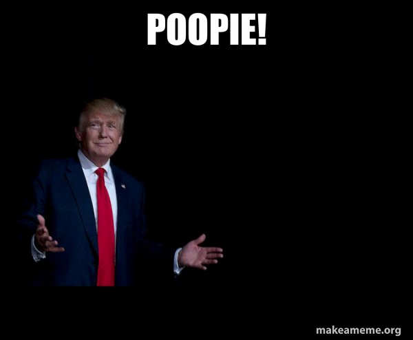 Poopie! - Trump Everything is FIne Meme Generator