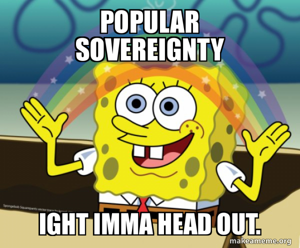 Popular Sovereignty Cartoon