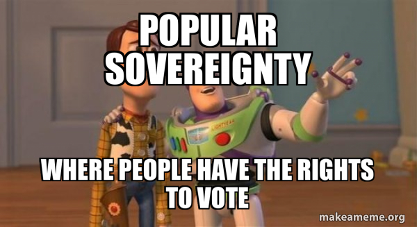 Popular Sovereignty Where people have the rights to vote - Buzz and ...