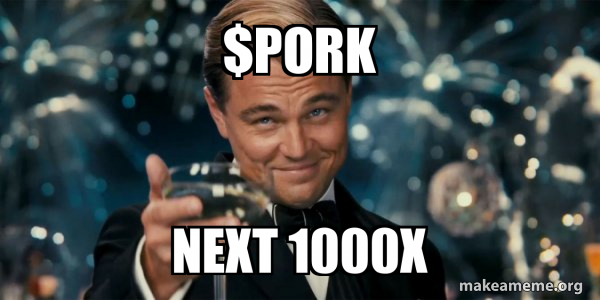 $PORK NEXT 1000x - Great Gatsby Reaction - Leonardo DiCaprio Toast Meme ...