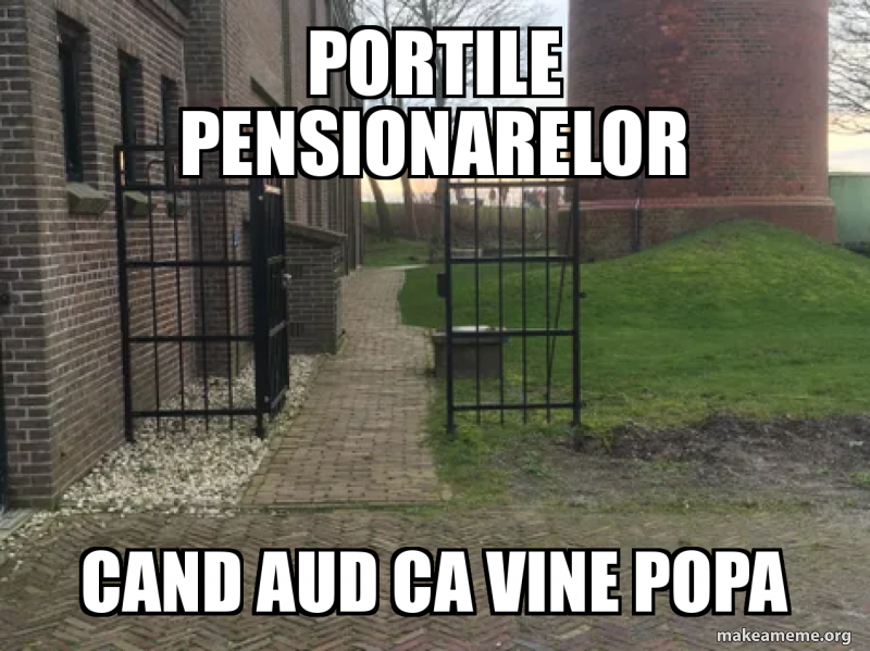 Portile pensionarelor cand aud ca vine popa Meme Generator