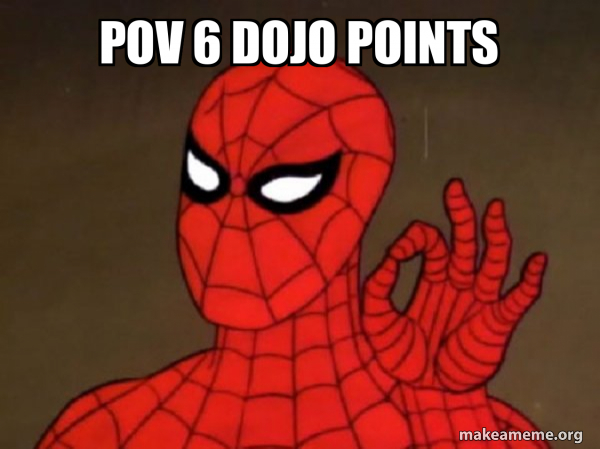pov 6 dojo points - Spiderman - Care factor Zero Meme Generator