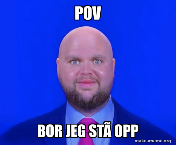 POV Bor jeg stå opp - Bald J.D. Vance Meme Generator