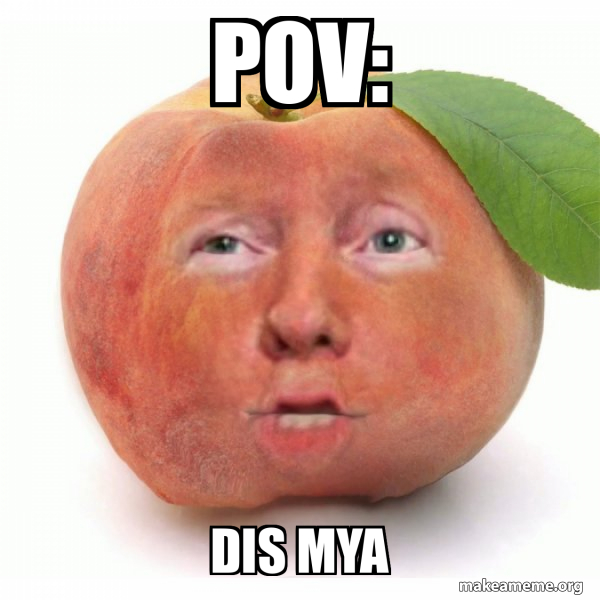 POV: Dis mya - Impeached Donald Trump Meme Generator