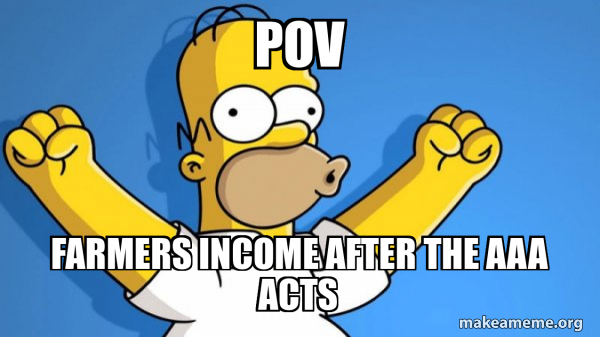 Pov Farmers income after the AAA acts - Happy Homer Meme Generator
