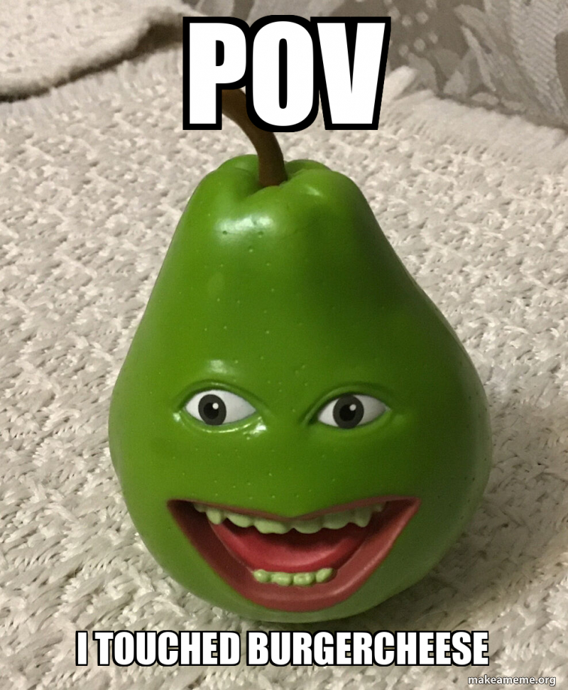 pov i touched burgercheese Meme Generator