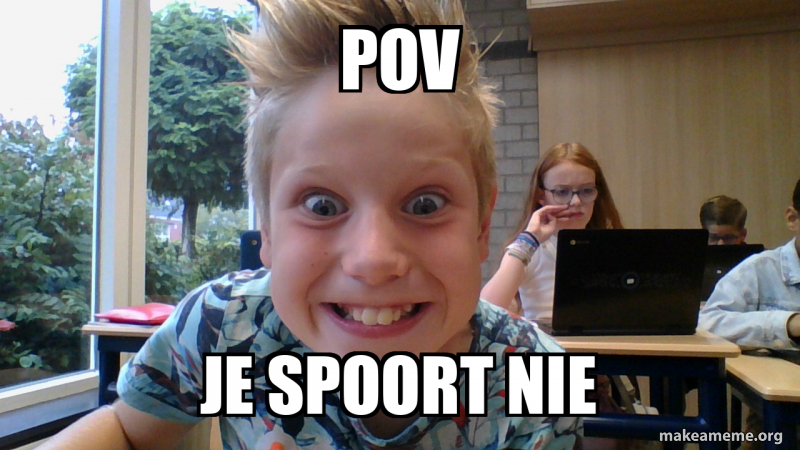 pov je spoort nie Meme Generator