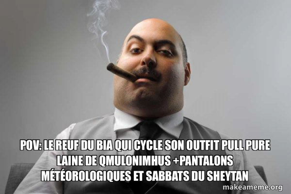 Pov: le reuf du BIA qui cycle son outfit pull pure laine de qmulonimhus ...